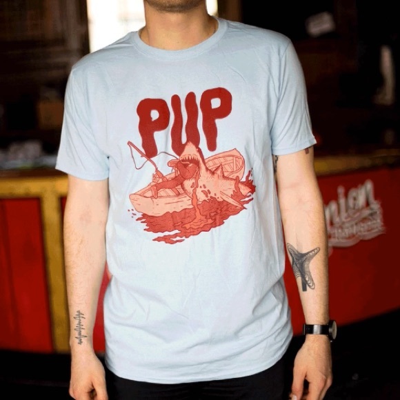 Gildan | Shirts | Pup The Band Shark Attack Band Shirt | Poshmark